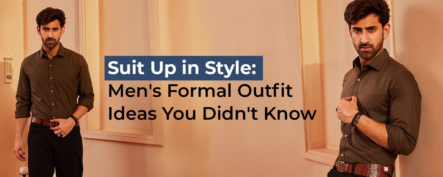 Suit Up in Style: Men's Formal Outfit Ideas You Didn't Know – Donvino